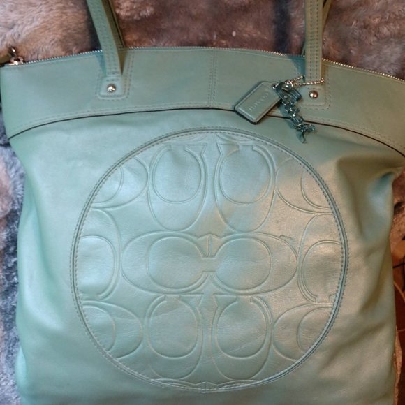 Coach | Bags | Coach Alexandra Leather Zip Tote | Poshmark